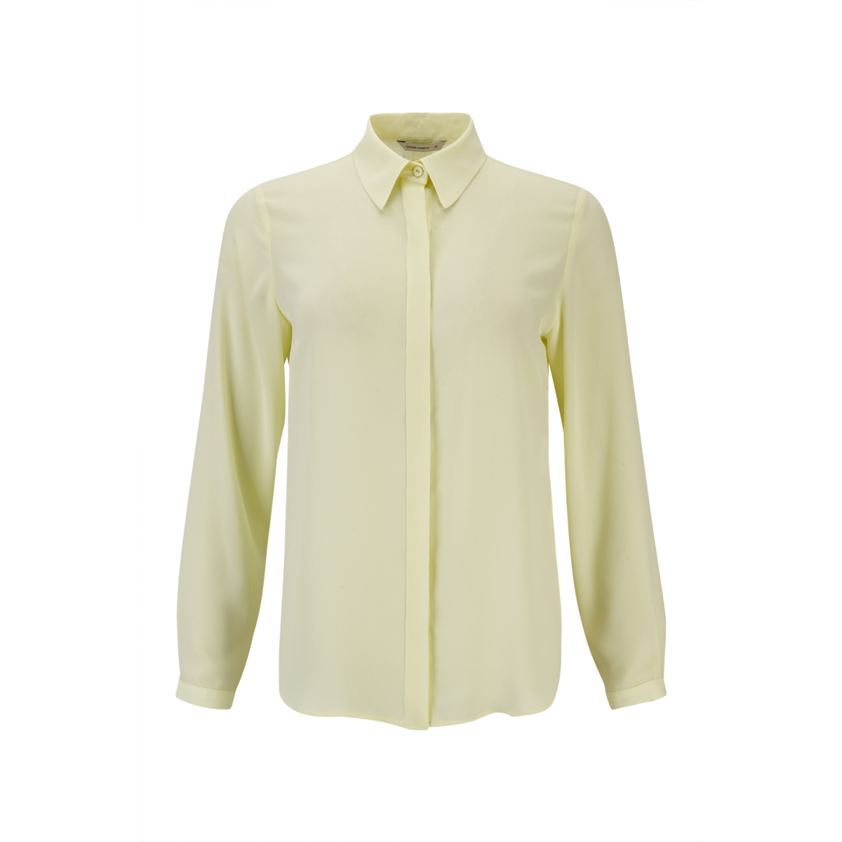 Blusa amarelo manteiga de corte clássico - SC50BLU10.082 - Silvina Campos